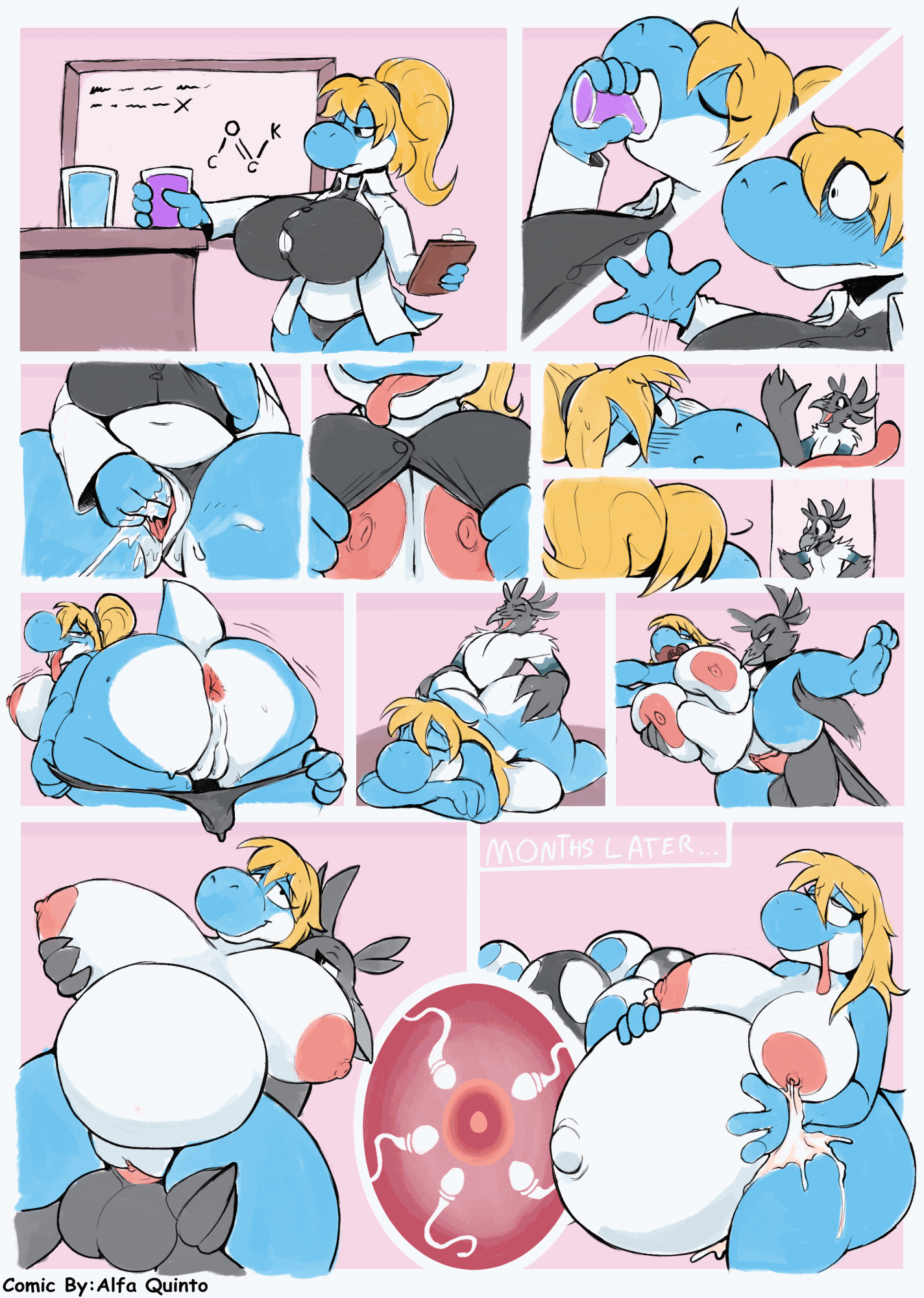 Rule 34 Alfa Quinto Artist Animated Animated Comic Anus Ass Avian